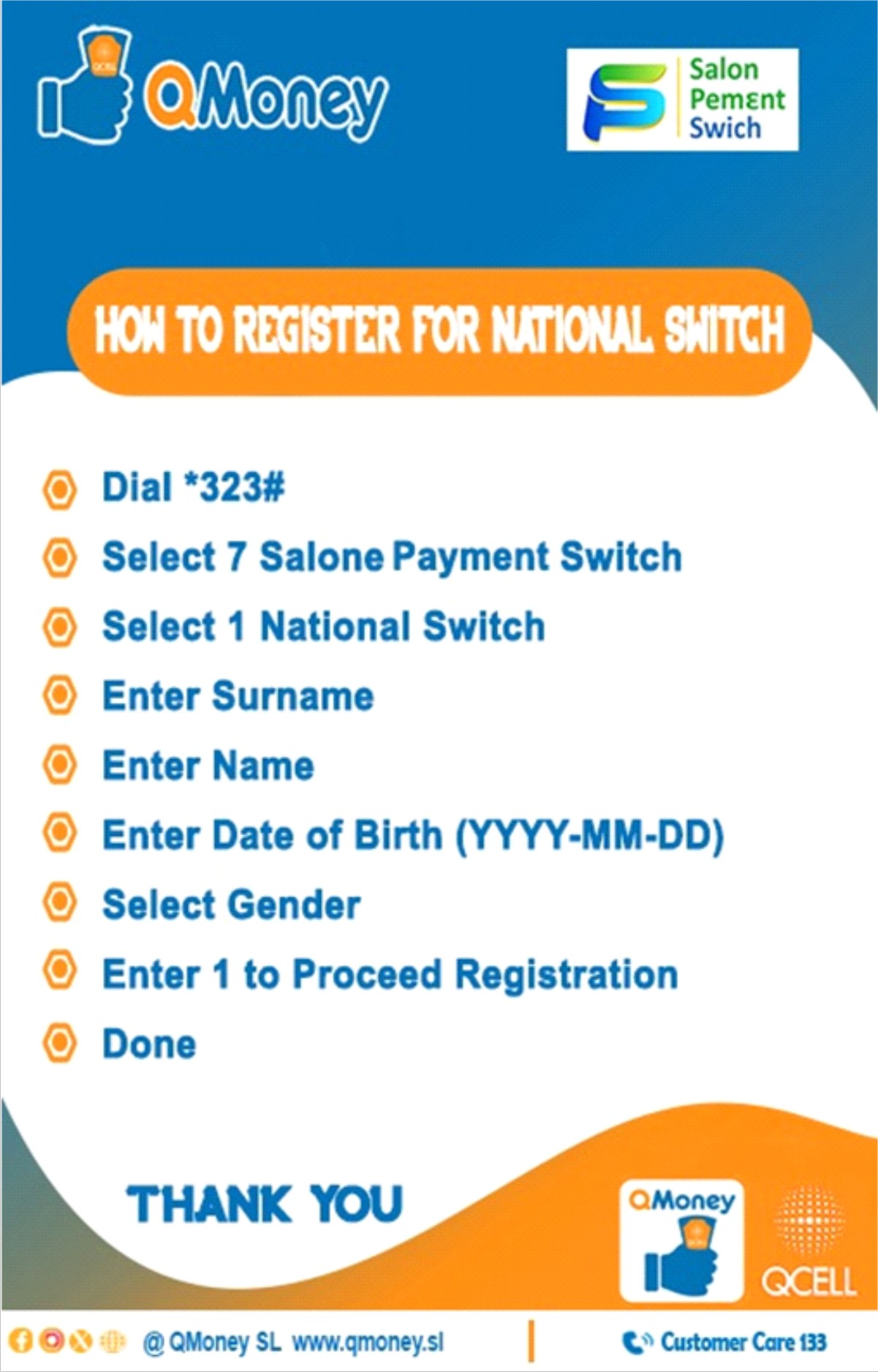 How to register for the national switch - The Exclusive Newspaper
